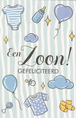 Geboorte zoon-jongen goedkope wenskaarten